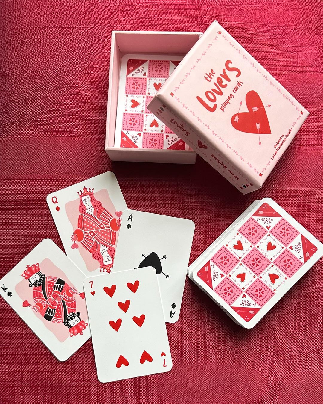 Romantic Lovers Playing Cards: Custom Art Poker Deck - Etsy
