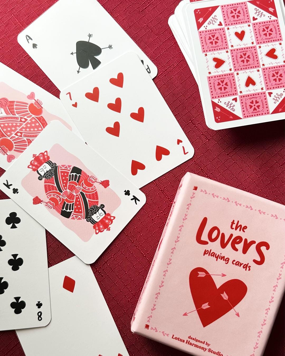 Romantic Lovers Playing Cards: Custom Art Poker Deck - Etsy