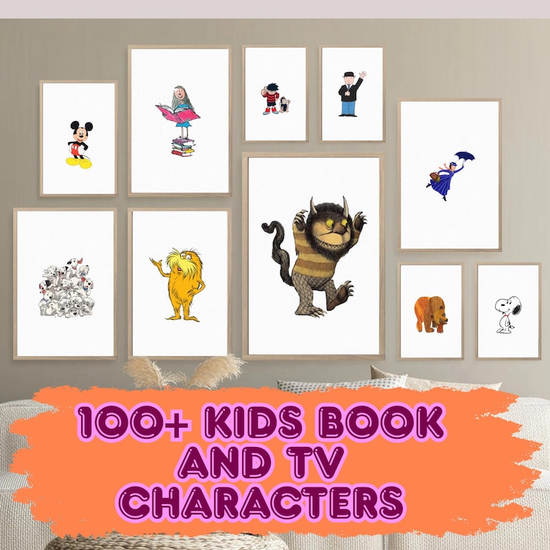 Character Poster - Etsy UK