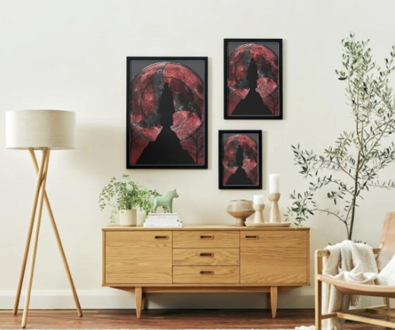 Naruto Digital Poster Printable Canva Itachi Uchiha Sharingan Download ...