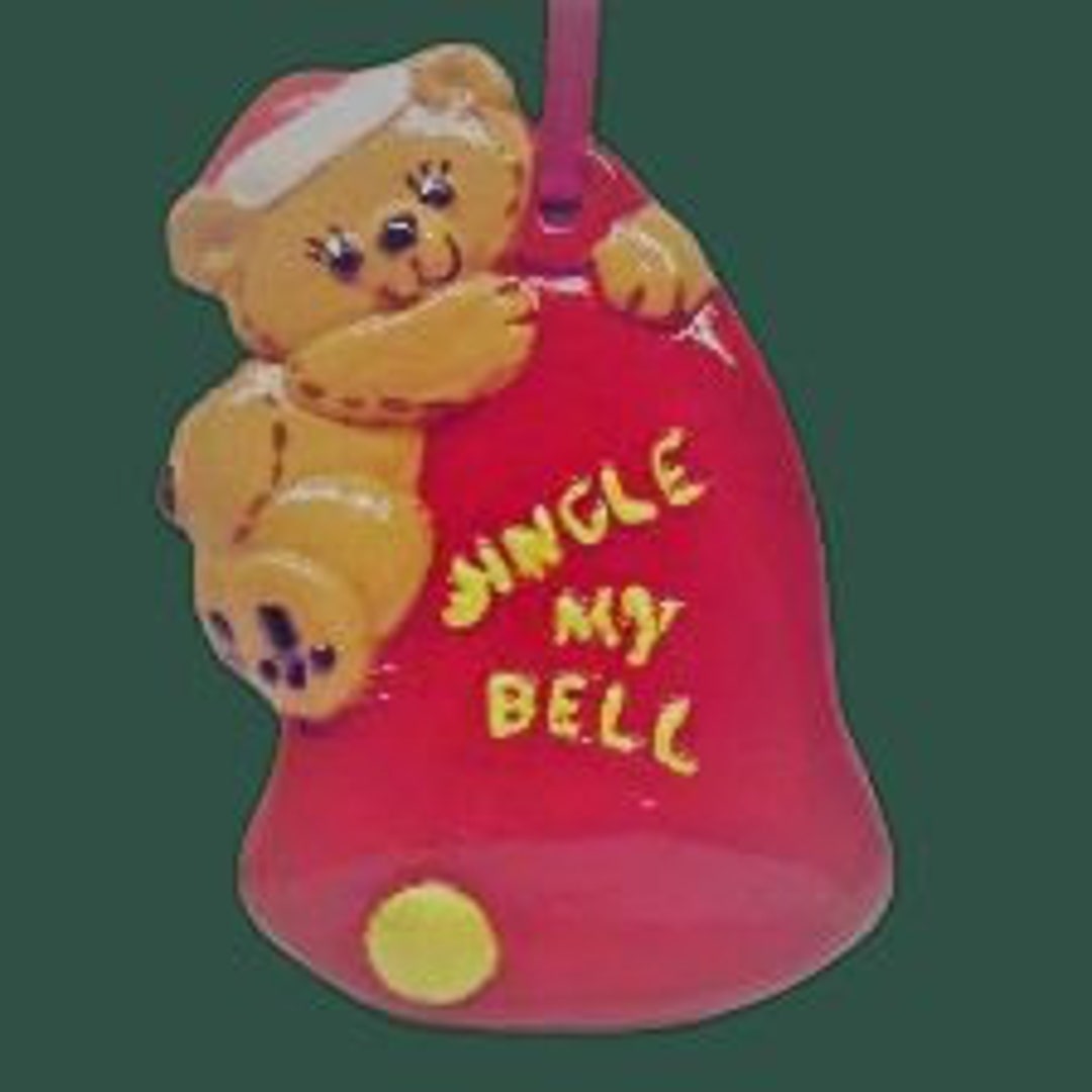 Ready to Paint Plaster Teddy Bear, Jingle My Bell Teddy Bear, U Paint ...