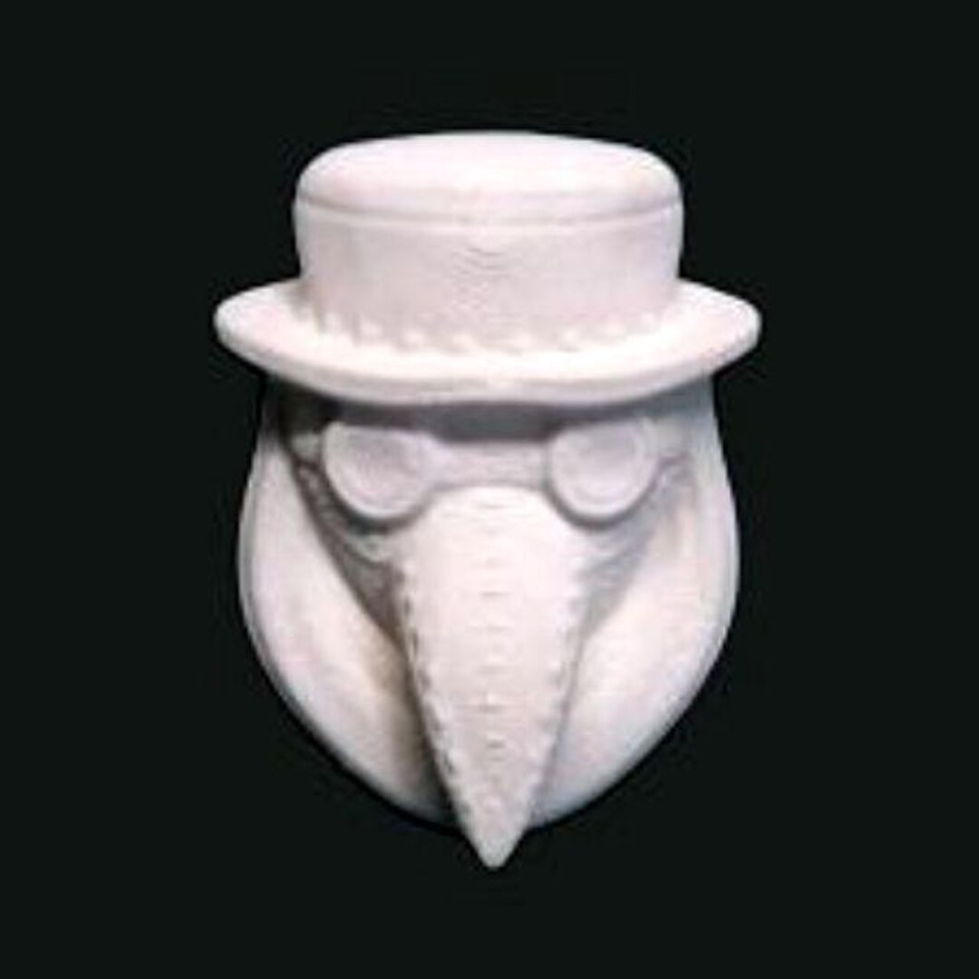 Ready to Paint Plaster, the Plague Mask, Kids Crafts, DIY Chalkware ...