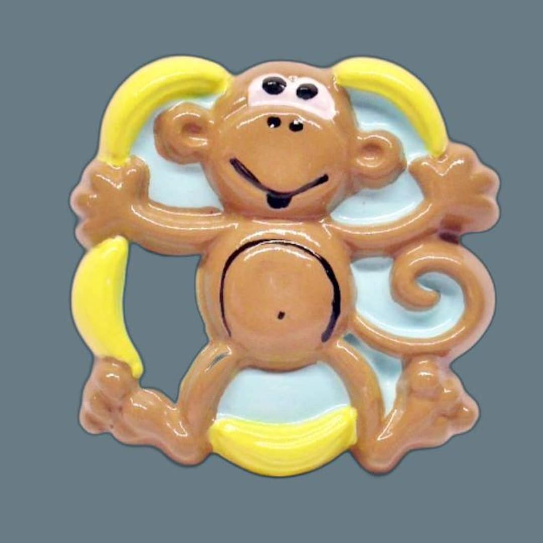 Ready to Paint Plaster, Monkey Juggling Bananas, DIY Craft, Kids Crafts ...