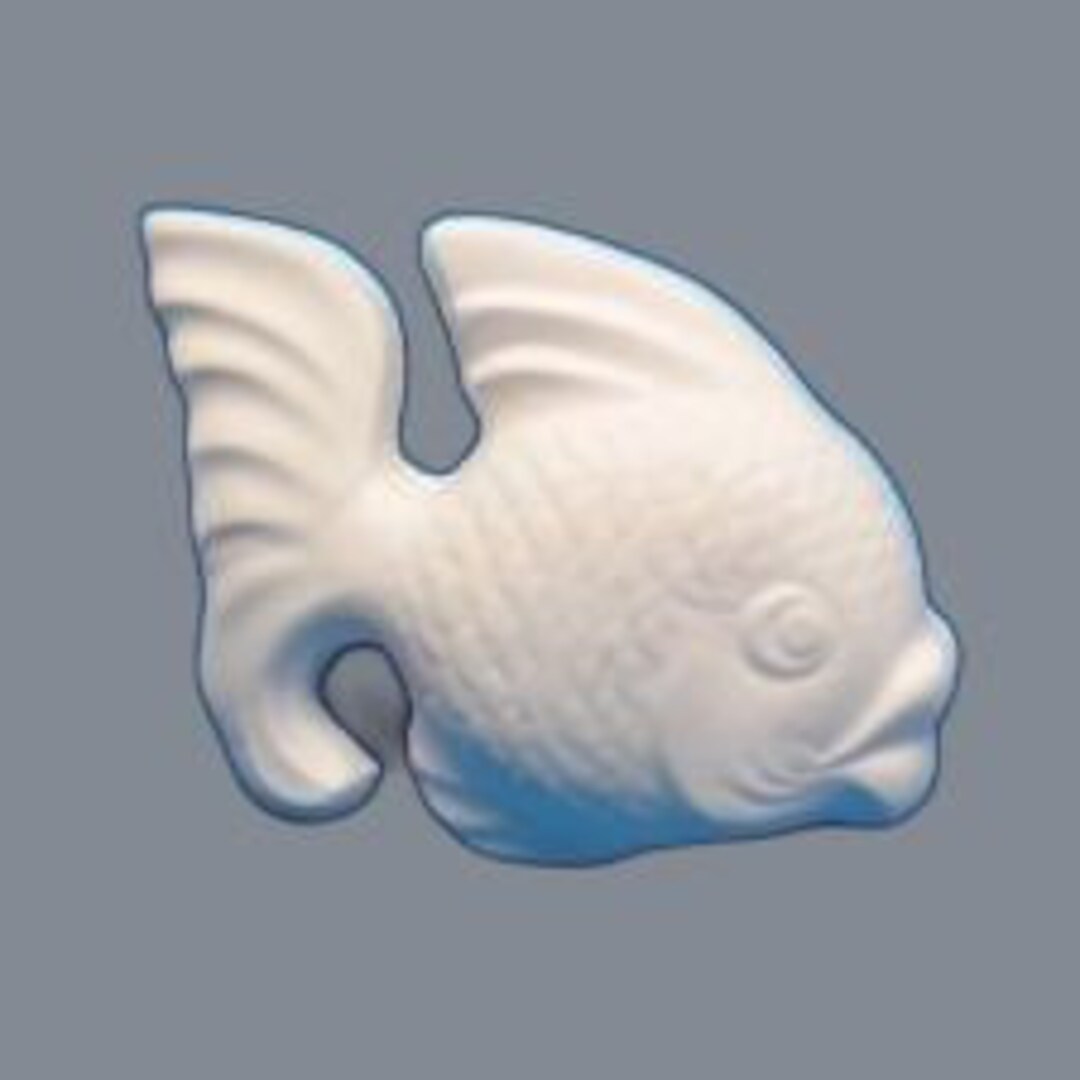 Ready to Paint Plaster Fish, Goldfish, U Paint, DIY Plaster ...