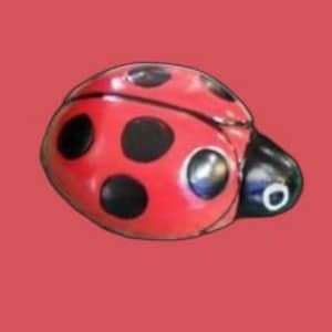 Ready to Paint Cement/concrete, Ladybug Rock, U Paint, DIY Cement ...