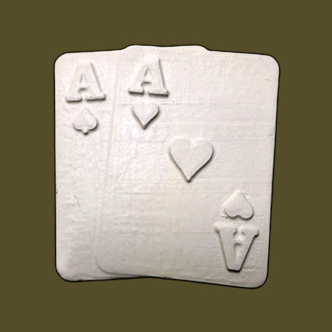 Ready to Paint Plaster, Playing Cards, Card Game, Ornament, U Paint ...