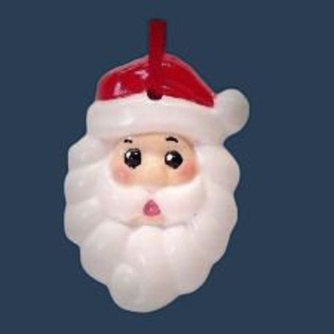 Ready to Paint Plaster, Santa Face, Santa, Christmas, Ornament, U Paint ...
