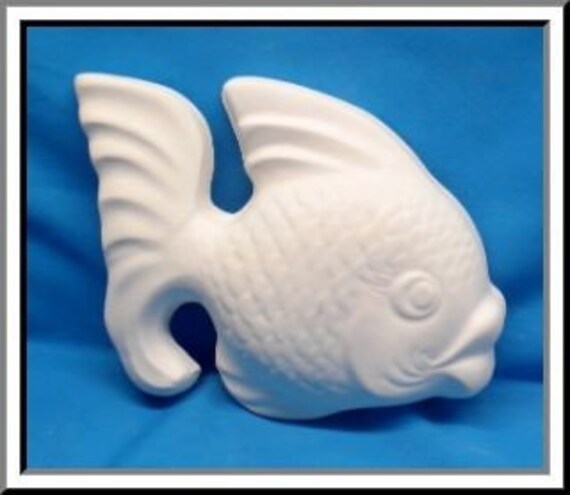 Ready to Paint Plaster Fish Goldfish U Paint DIY Plaster | Etsy