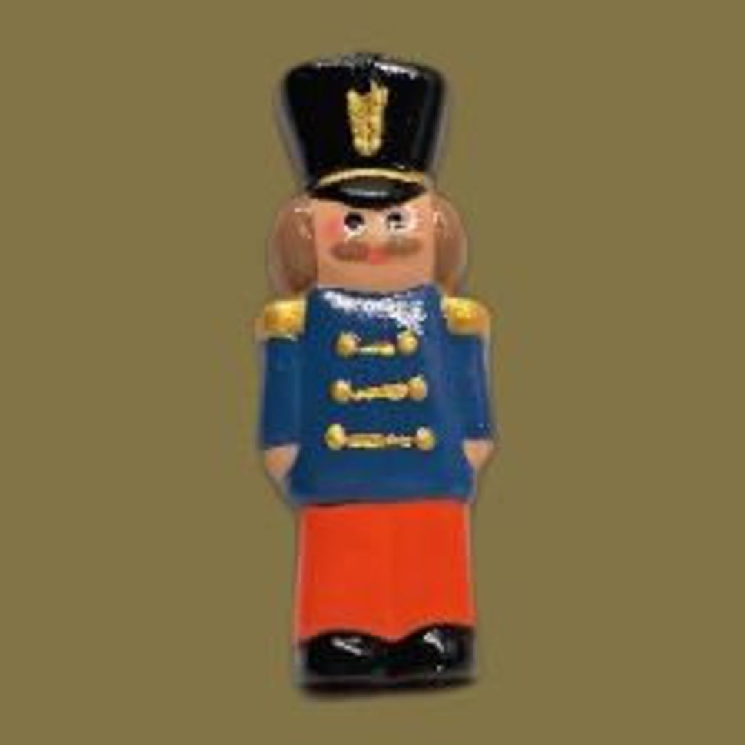 Ready to Paint Plaster Toy Soldier, Nutcracker, U Paint, Christmas, DIY ...