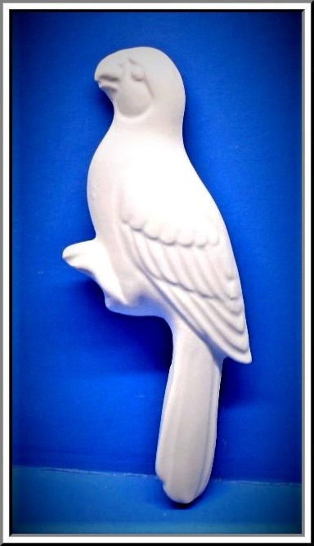 Ready to Paint Plaster Parrot Parakeet Bird Ornament U - Etsy