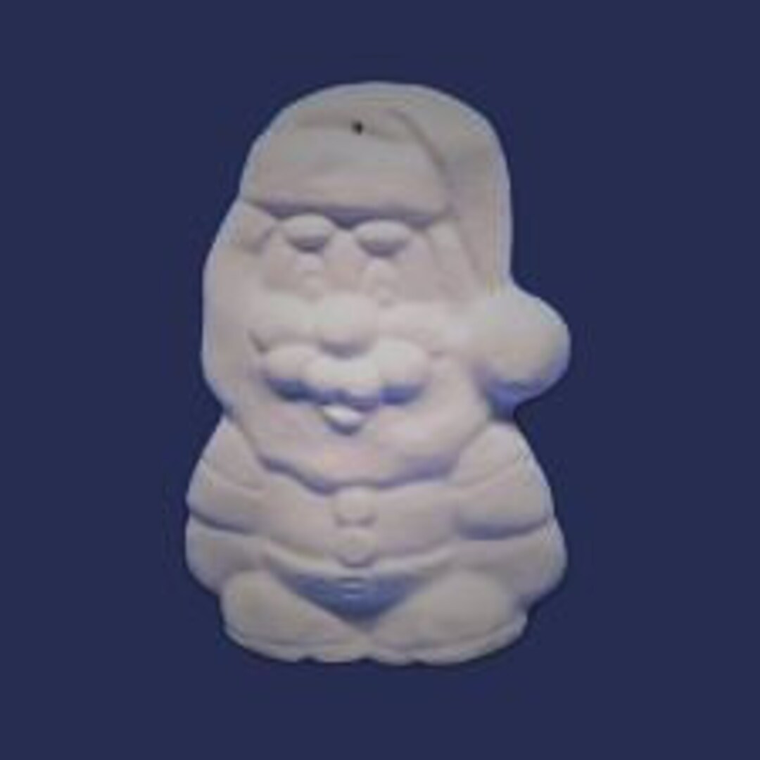 Ready to Paint Plaster Santa, Extra Large Santa Claus, U Paint, DIY ...