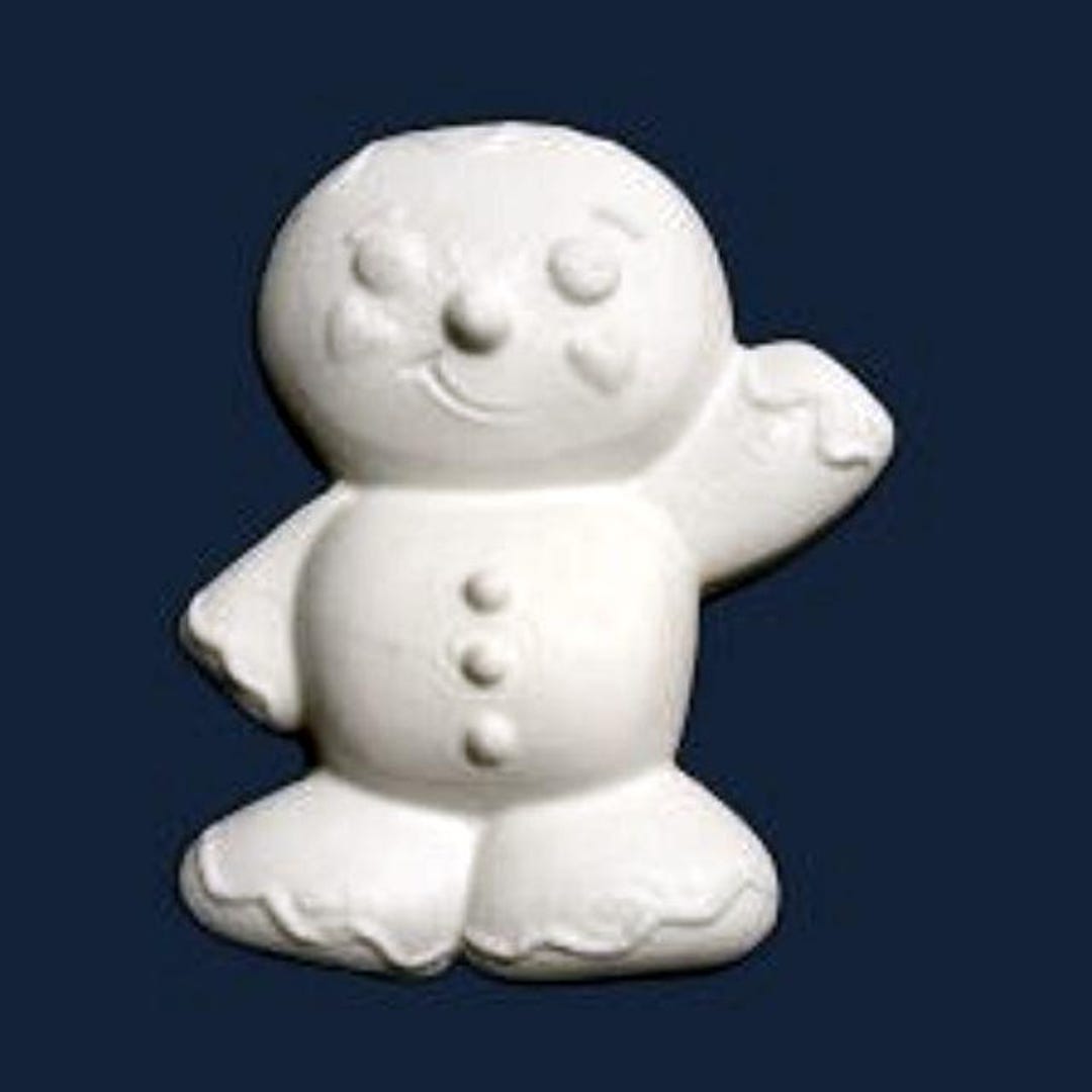 Ready to Paint Plaster, Boy Gingerbread, Decoration, U Paint, DIY ...