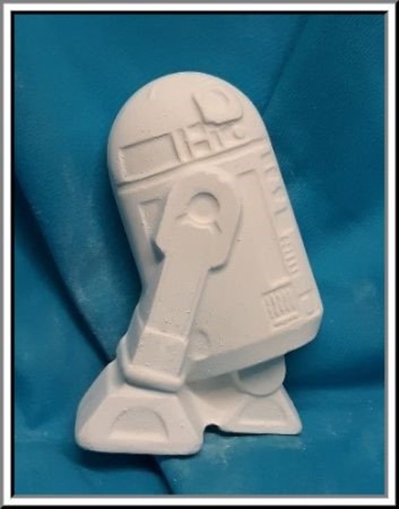 Ready To Paint Plaster Robot Famous Robot U Paint DIY | Etsy