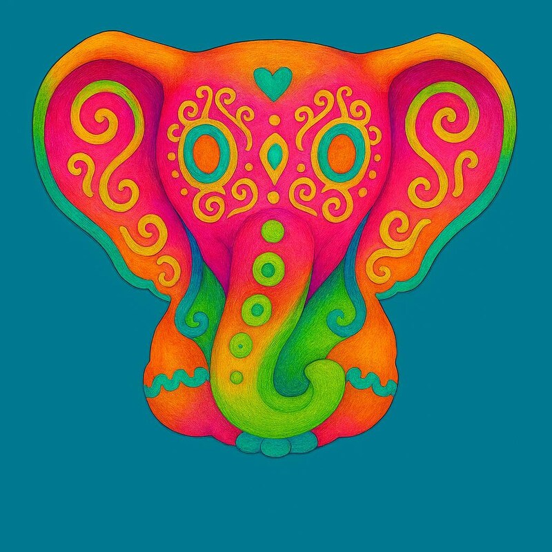 Chalkware Elephants - Etsy