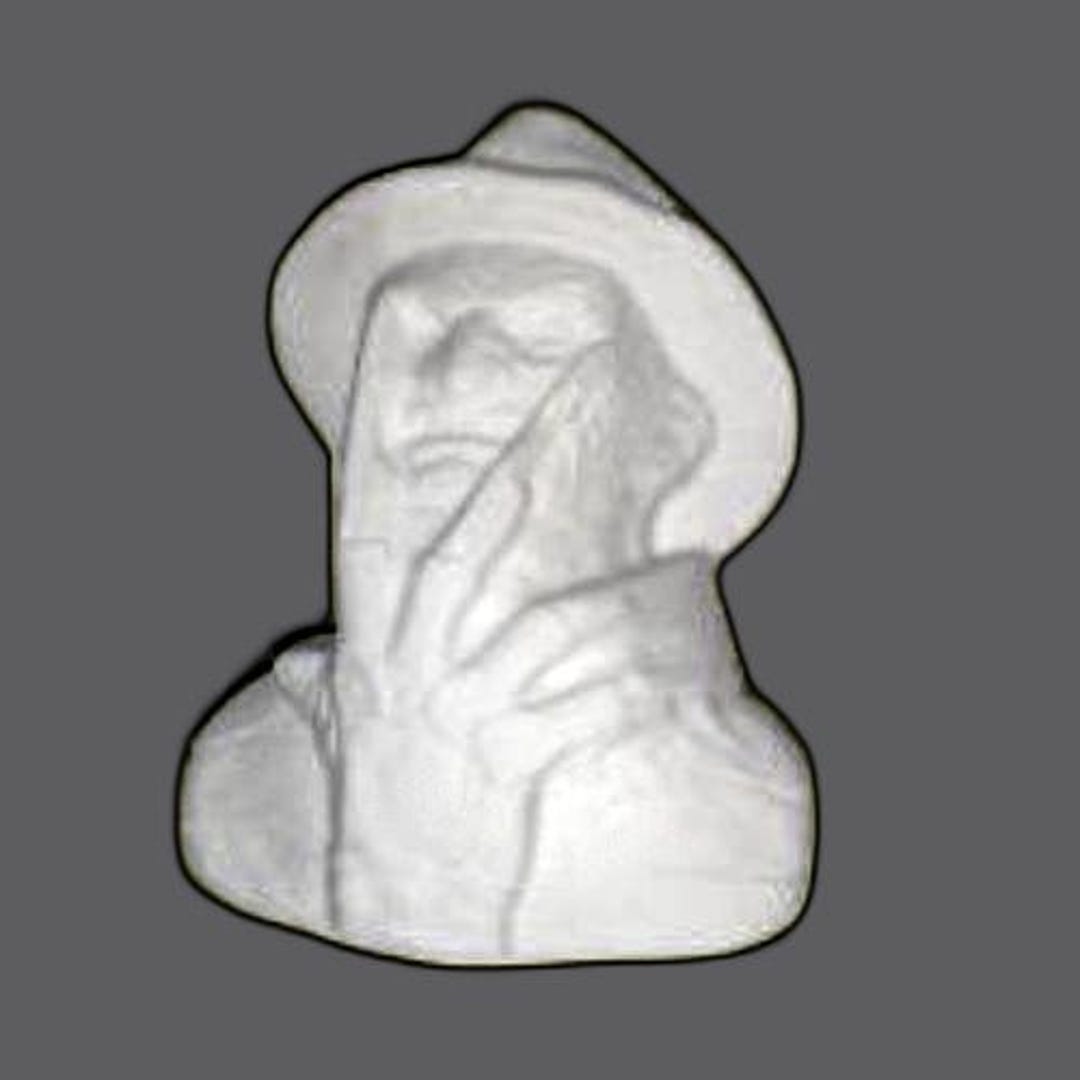 Ready to Paint Plaster, Scary Fred, Horror, Party Favor, Gift ...