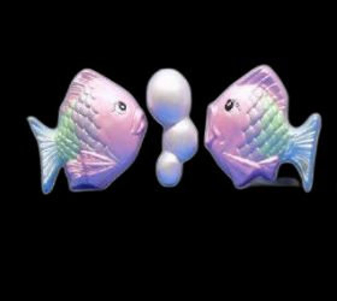 Made to Order Ready to Paint Plaster Fish N Bubbles Set Wall - Etsy