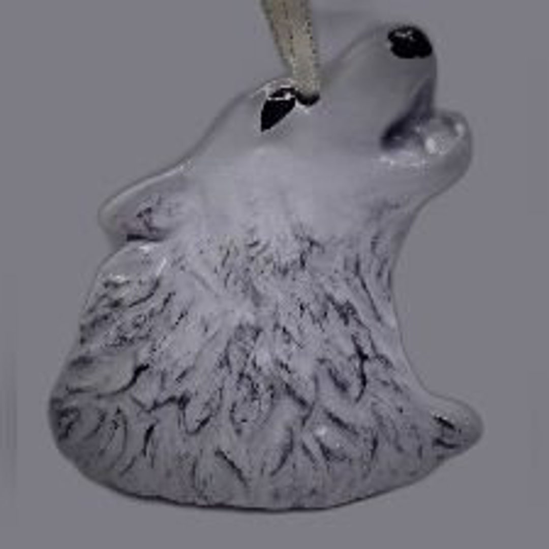 Ready to Paint Plaster Wolf, Wolf Head, U Paint, DIY Plaster ...