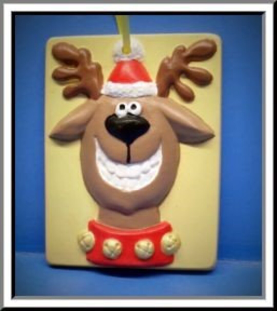 Ready to Paint Plaster Funny Reindeer, U Paint, DIY Plaster ...
