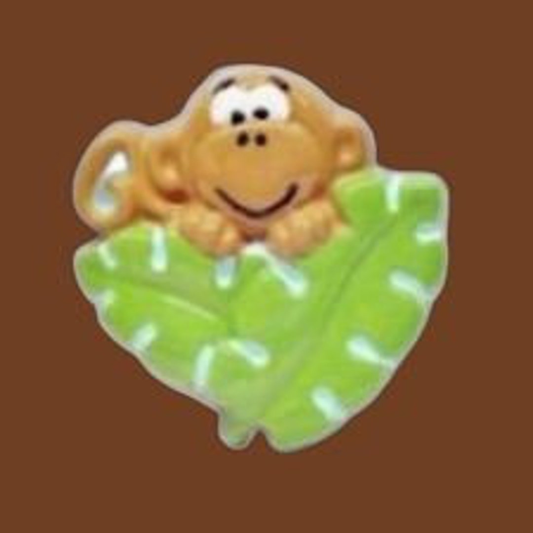 Ready to Paint Plaster, Monkey, Monkey With Leaf, U Paint, DIY Plaster ...
