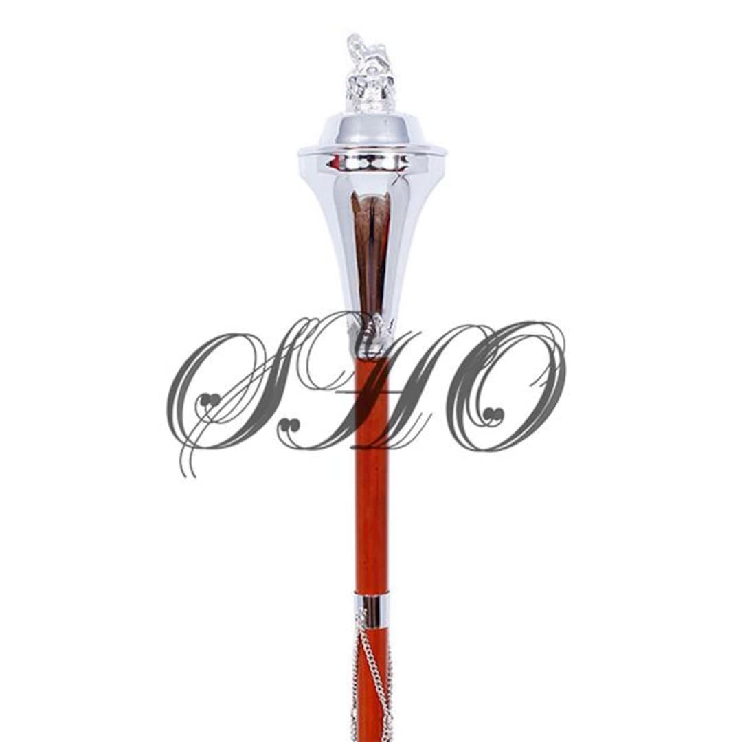 Major Mace Stave Drum Stick Flat Head With Lion & Crown Top - Etsy