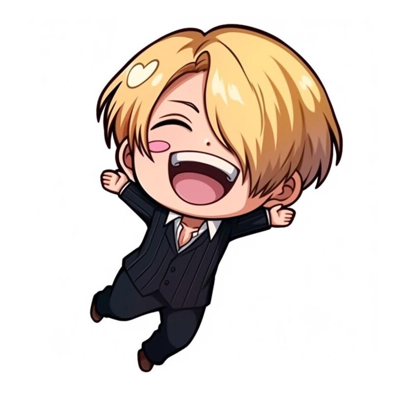 One Piece Stickers Set, Anime Sticker Set, One Piece Anime - Etsy