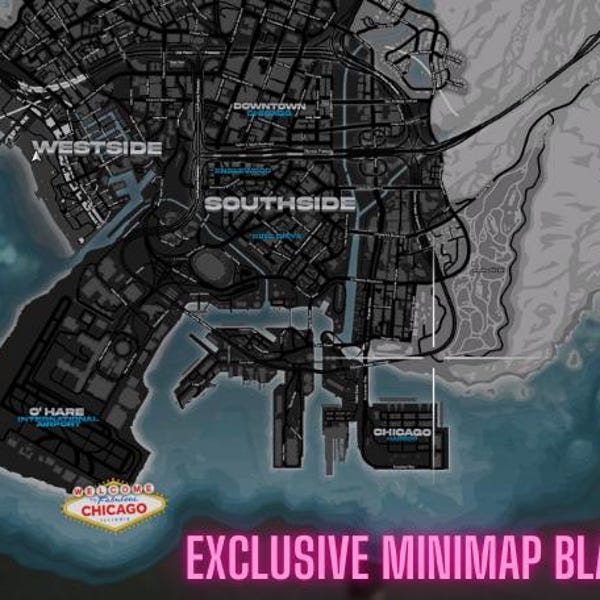 Fivem Chicago Map Etsy