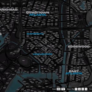 Black Atlanta Minimap Fivem Ready With Postals - Etsy