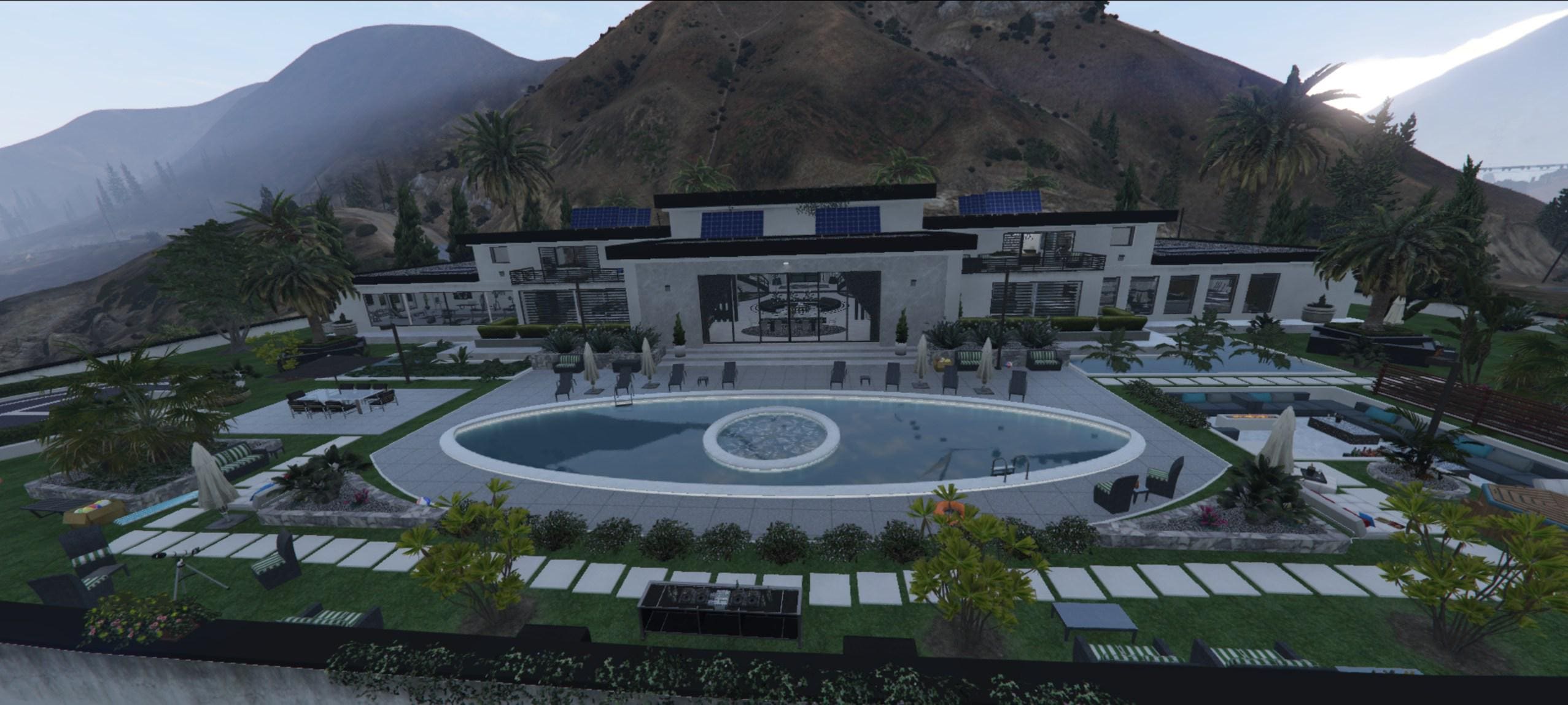 Mafia Mansion MLO for Fivem | Crime Boss Estate | Luxury Underworld HQ ...