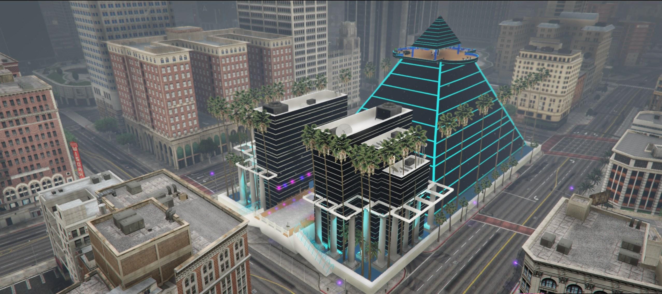 Legion Pyramid Fivem MLO | Unique Legion Square MLO | Fivem Ready MLO ...