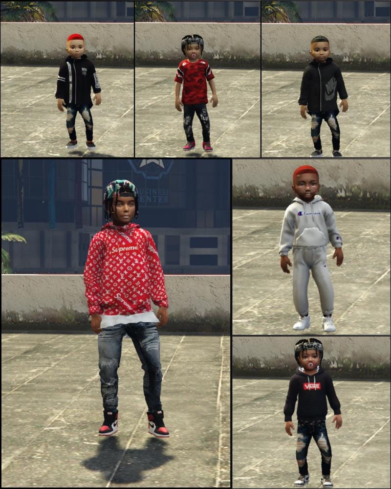 46 Baby Peds Pack Fivem | Fivem Ready Baby Peds | Custom Baby Peds ...