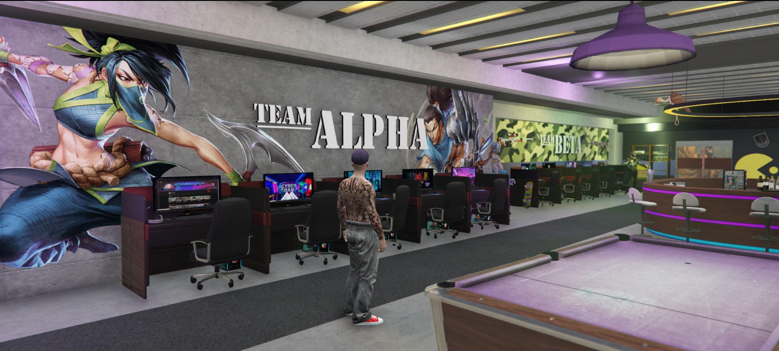 Cyberbar MLO for Fivem | Futuristic Nightclub | Cyber Bar Fivem MLO ...