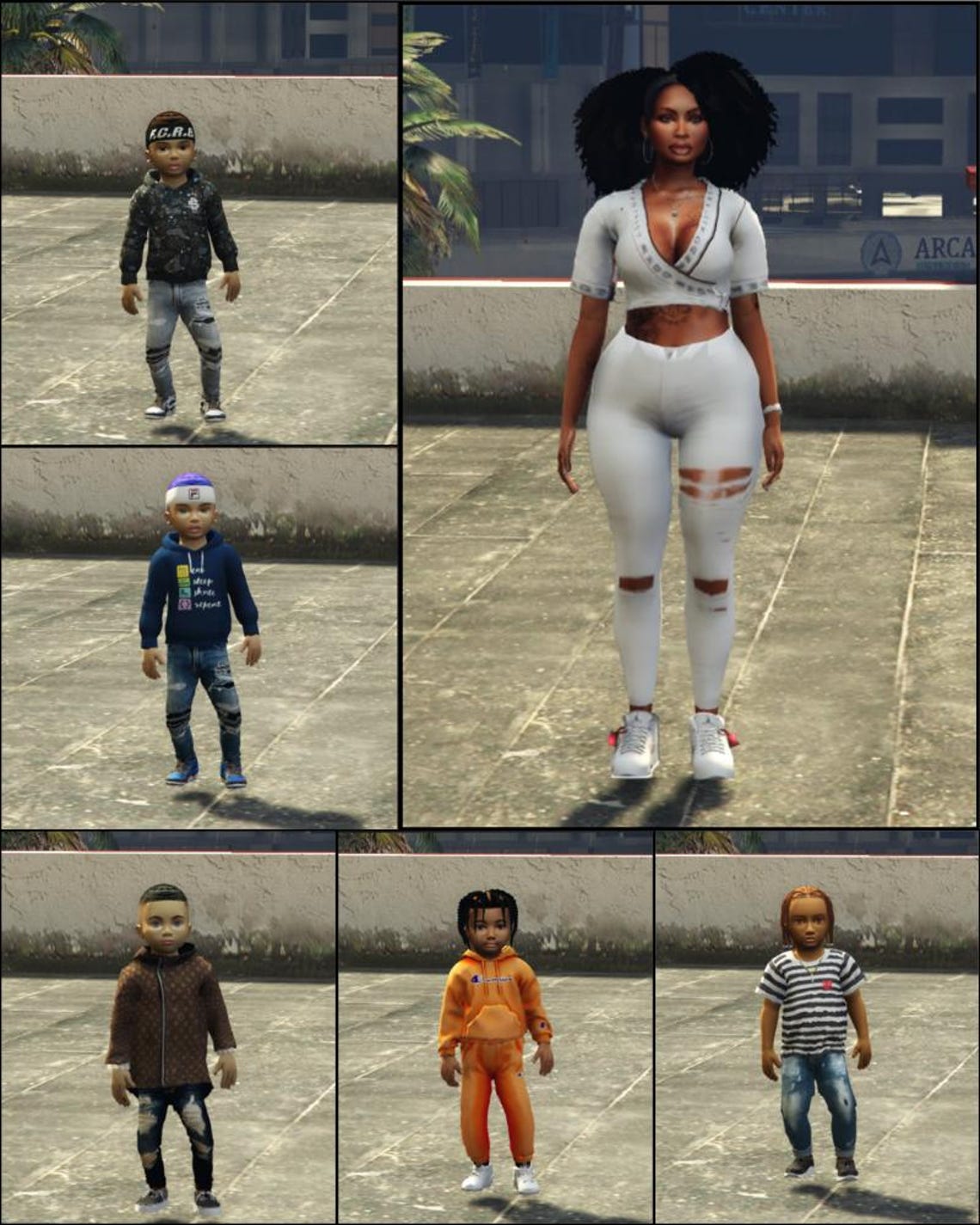 46 Baby Peds Pack Fivem | Fivem Ready Baby Peds | Custom Baby Peds ...