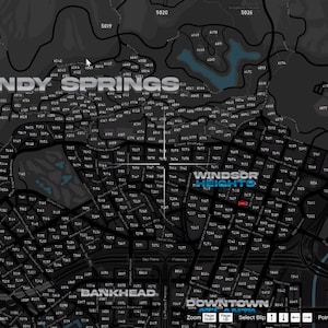 Black Atlanta Minimap Fivem Ready With Postals - Etsy