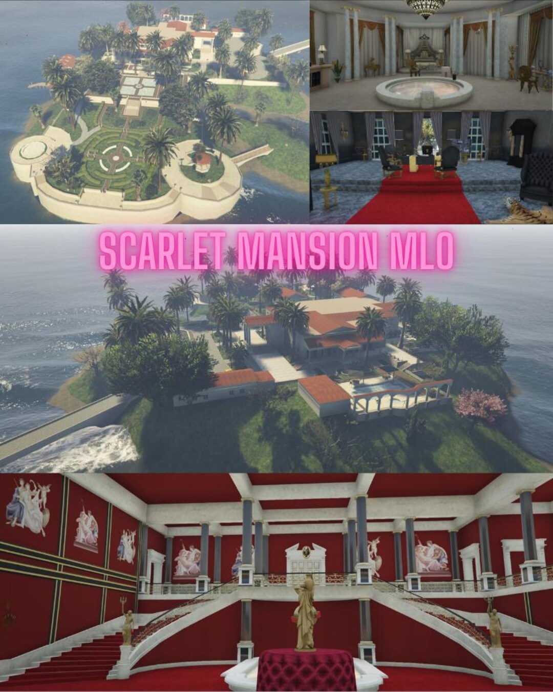 Buy Scarlet Gang Mansion MLO Fivem | Fivem Ready MLO | Fivem MLO Online ...