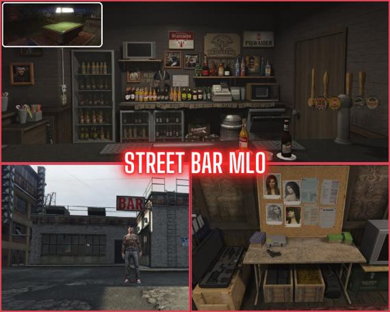 Fivem Street Bar MLO | Hood Lounge & Nightclub | Gang Hangout Spot ...