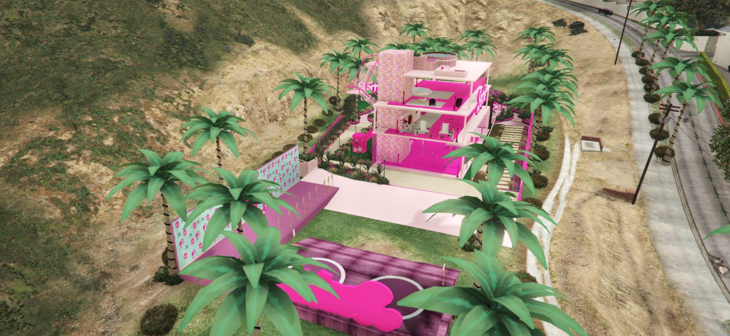 Fivem MLO Pink Mansion | Iconic Pink Home | Fivem Ready MLO - Etsy