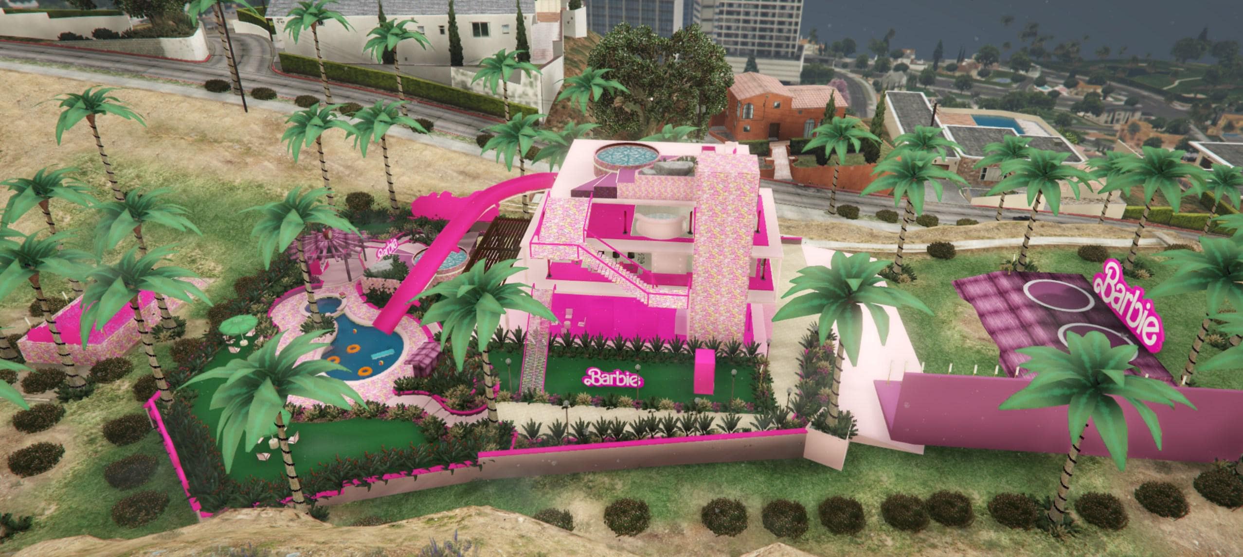 Fivem MLO Pink Mansion | Iconic Pink Home | Fivem Ready MLO - Etsy
