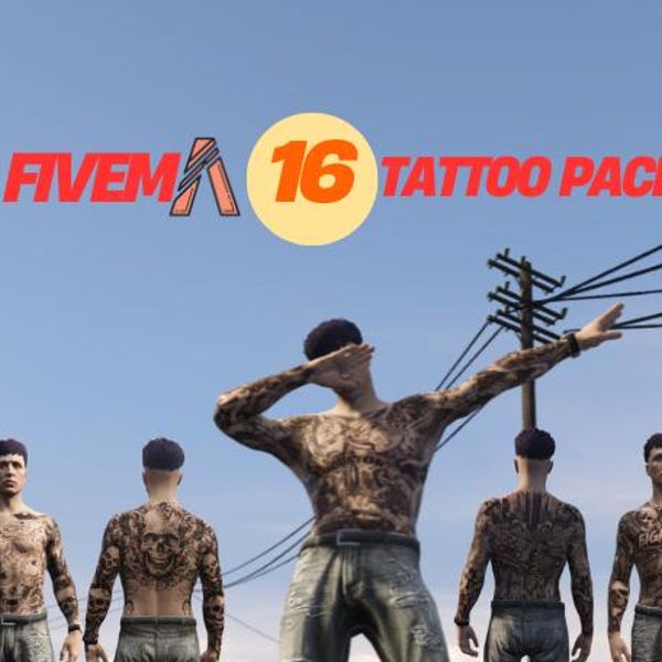 Fivem Tattoos Packs - Etsy