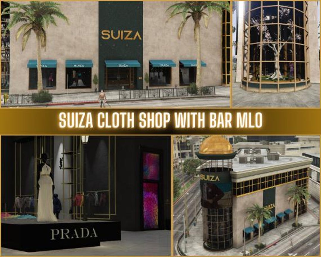 Luxury Clothing Store Fivem MLO | Bar Lounge Upstairs | Fivem Ready MLO ...