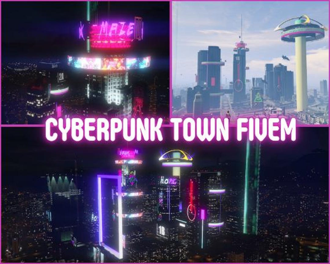 Mapa complementario futurista de FiveM Cyberpunk City / Instalación ...