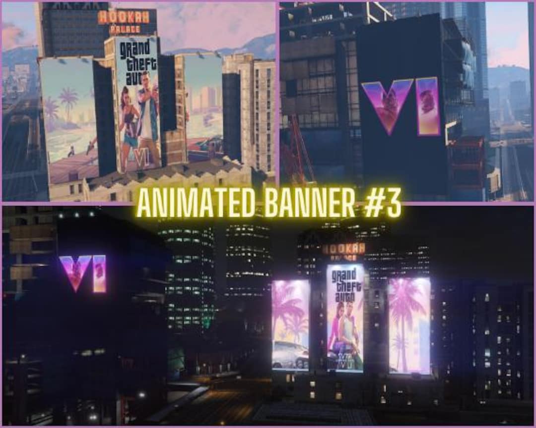 Animated GTA 6 Banner for Fivem | Fivem Ready | Animated Banners Fivem ...