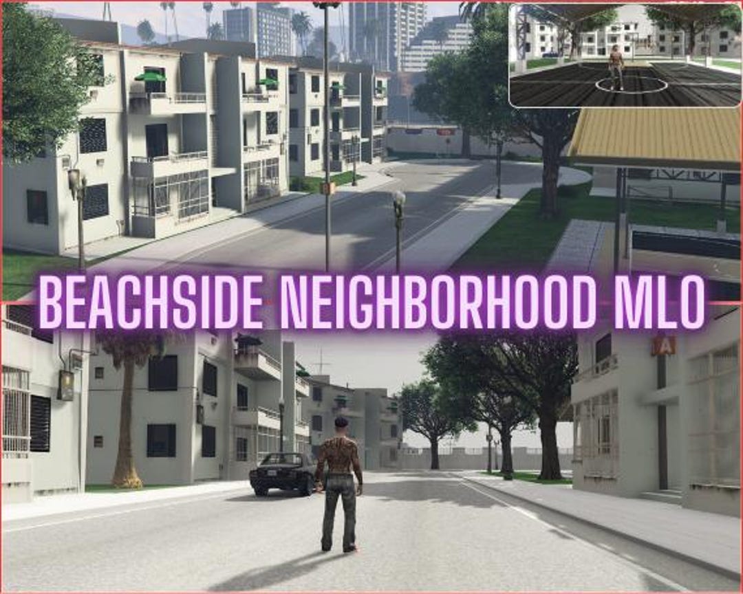 Beachside Neighborhood MLO for Fivem | Coastal Living | Seaside Town ...