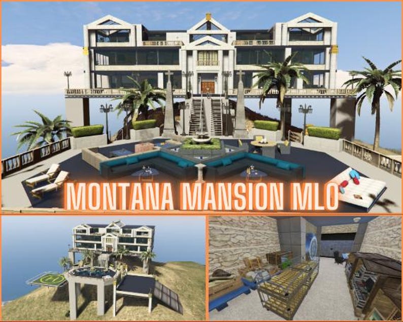 Montana Mansion MLO for Fivem: Luxury Mountain Estate - Etsy UK
