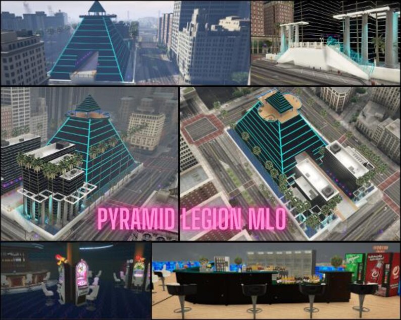 Legion Pyramid FiveM MLO / Unique Legion Square MLO / FiveM Ready MLO ...