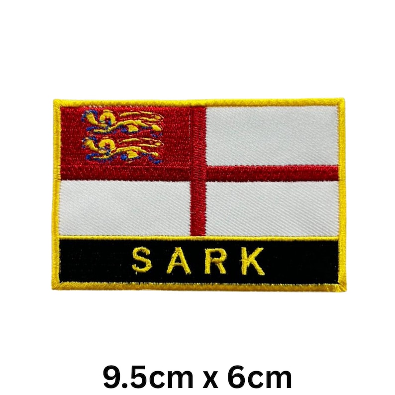 UK County Flag Patch – Embroidered Iron-on or Sew-on Badge Applique ...