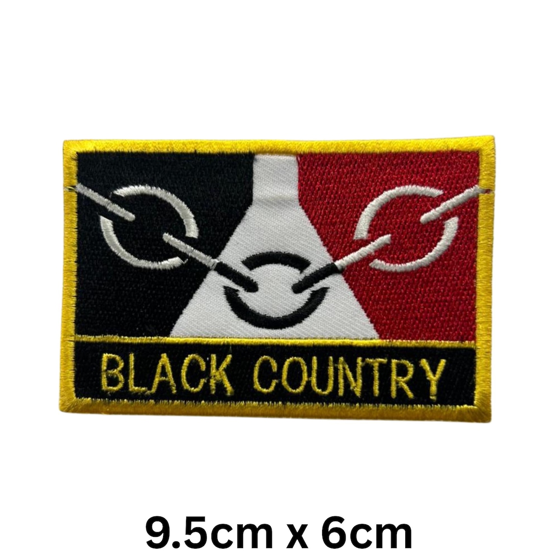 UK County Flag Patch – Embroidered Iron-on or Sew-on Badge Applique ...
