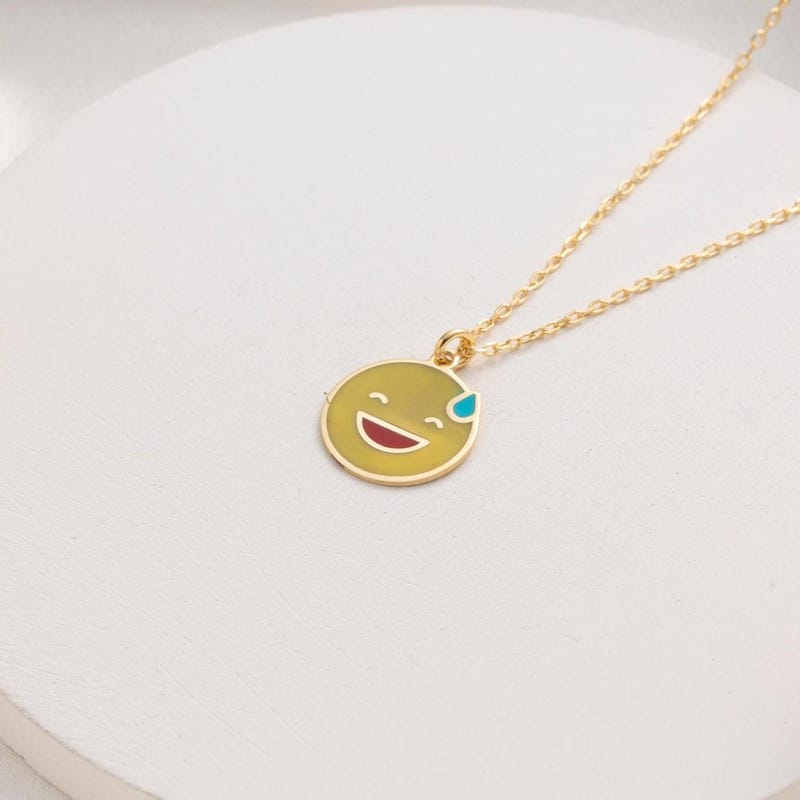 Emoji Necklace - Etsy