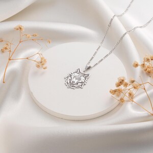 Silver Wolf Pendant Necklace - Animal Spirit Jewelry - Wilderness Gift ...