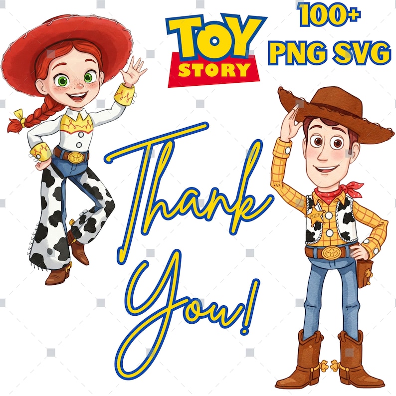 Toy Story Watercolor Clipart, 100+ PNG SVG Cliparts, Woody, Buzz ...
