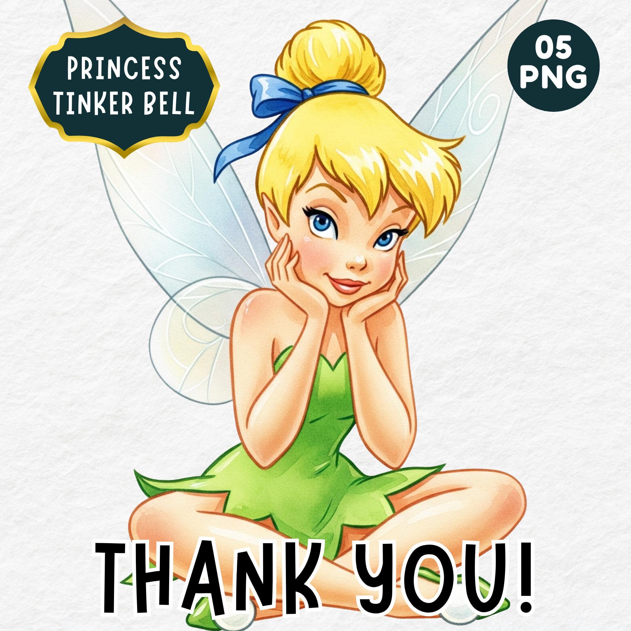 Tinker Bell Watercolor Clipart PNG, Watercolor Princess, Tinker Bell ...